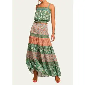 Ramy Brook Dorotha Tiered Maxi Skirt