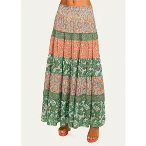 Ramy Brook Dorotha Tiered Maxi Skirt