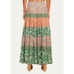 Ramy Brook Dorotha Tiered Maxi Skirt