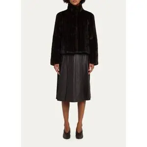 Commando Faux Leather Midi Skirt