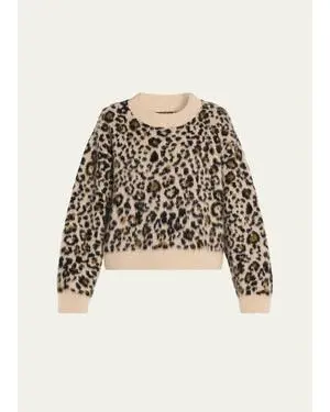NILI LOTAN Zamira Cashmere Crewneck Sweater