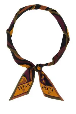 Emilio Pucci Mini Foulard Silk Scarf - Printed