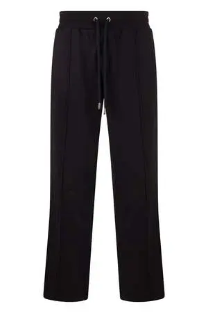 Dolce & Gabbana Straight-cut Jersey Jogging Pants With Zip Fly