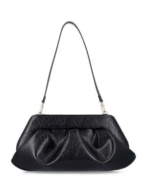 THE MOIRÈ Ruched Shoulder Bag - Nero