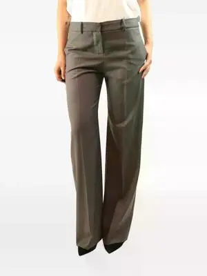 Chloé Tailored Straight-leg Trousers - Grey