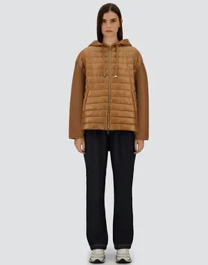 Herno Hooded Jacket In Pure Cotton And Nylon Ultralight