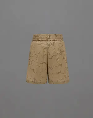 Herno Shorts In Water Jacquard