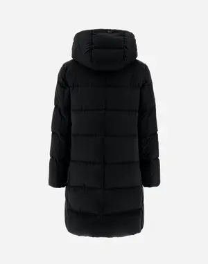 Herno A-shape Jacket In Arendelle And New Lady Faux Fur