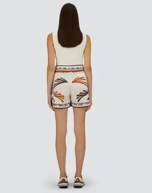 Herno Shorts In Summer Print Cotton