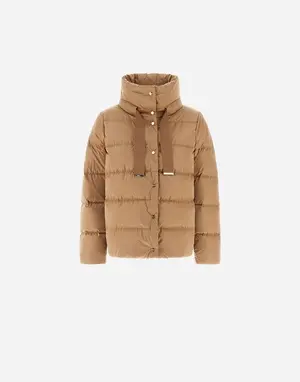 Herno Cappa In Satin - Camel
