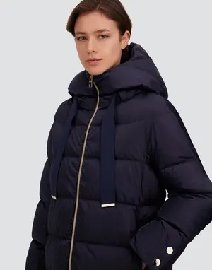 Herno A-shape Jacket In Satin