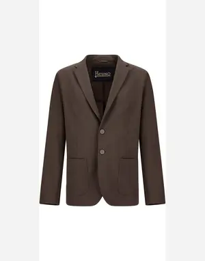 Herno Seer-crease Blazer - Brown