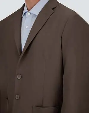 Herno Seer-crease Blazer - Brown