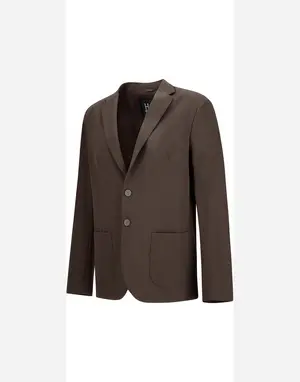 Herno Seer-crease Blazer - Brown