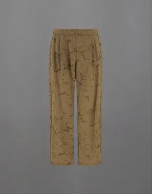 Herno Trousers In Water Jacquard - Camel
