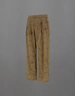 Herno Trousers In Water Jacquard