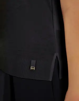 Herno T-shirt In Glam Knit Effect