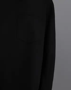 Herno Shirt In Wool Touch - Black
