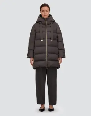 Herno A-shape Jacket In Satin