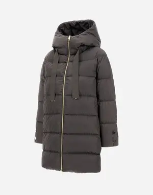 Herno A-shape Jacket In Satin