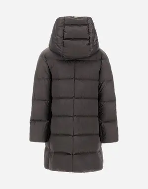 Herno A-shape Jacket In Satin