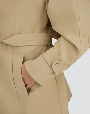 Herno Raincoat In Fresh Crinkle Woven