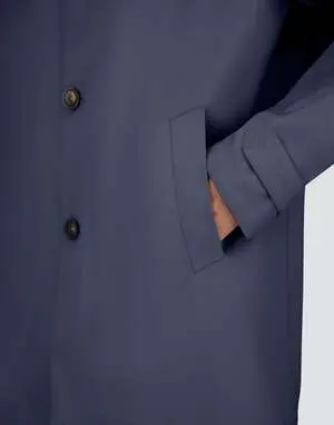 Herno Raincoat In 3 Layers Wool Storm