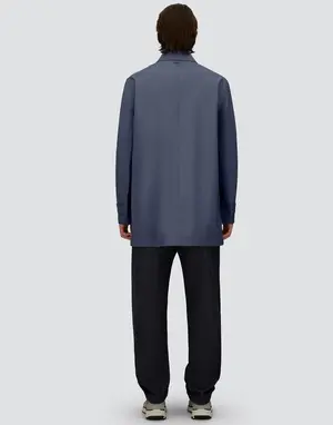 Herno Raincoat In 3 Layers Wool Storm