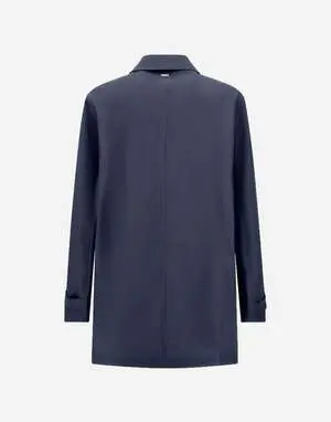 Herno Raincoat In 3 Layers Wool Storm