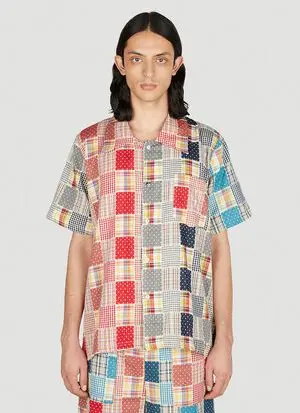 (DI)VISION Patchwork Check Shirt