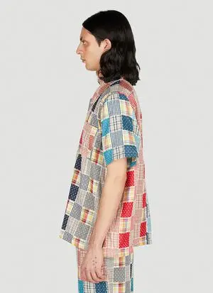 (DI)VISION Patchwork Check Shirt