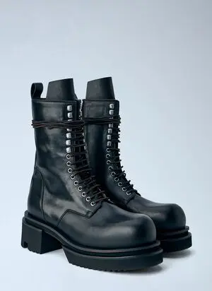 Rick Owens Bogun Lace Up Boots