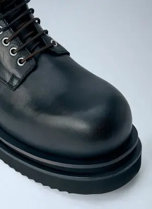 Rick Owens Bogun Lace Up Boots