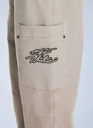 Off-White Script Gd Cot Cargo Pant
