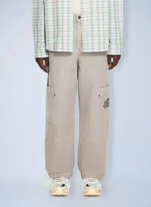 Off-White Script Gd Cot Cargo Pant - Red