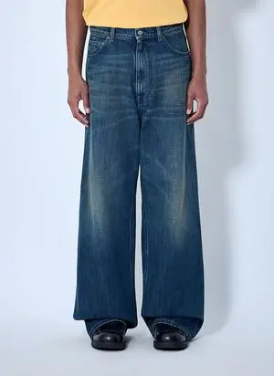 MAISON MARGIELA Wide-leg Denim Trousers - Blue