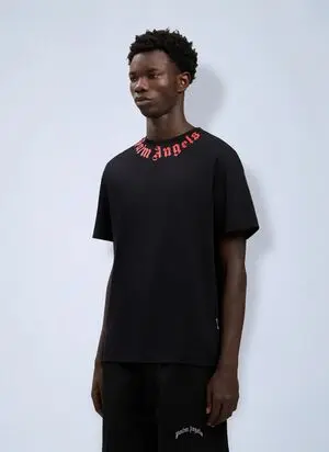Palm Angels Neck Logo T-shirt
