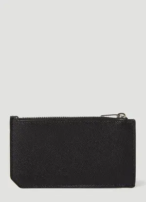 Saint Laurent Paris Fragments Zipped Cardholder