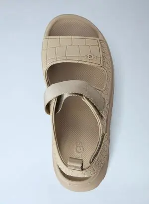 UGG W Goldenglow Embossed Sandals - Beige