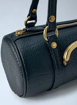 COACH Kisslock Barrel Bag 28 - Black