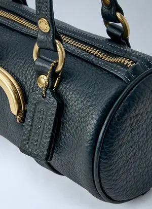 COACH Kisslock Barrel Bag 28 - Black