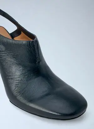CAPASA MILANO Leather Slingback Mules
