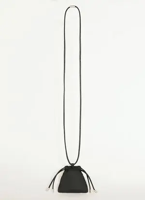 Saint Laurent Paris Mini Airpod Holder Pouch - Black