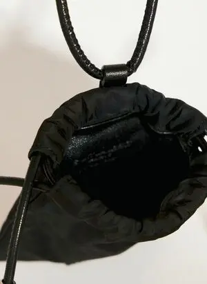 Saint Laurent Paris Mini Airpod Holder Pouch - Black