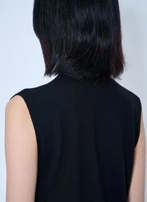 TOTEME Sleeveless Fine Turtleneck