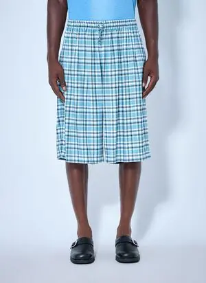Acne Studios Casual Flannel Check Shorts