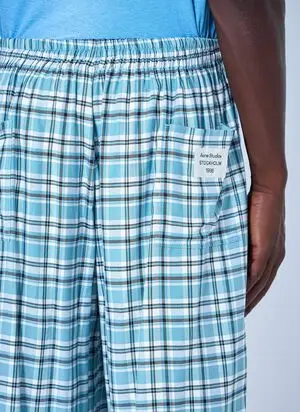 Acne Studios Casual Flannel Check Shorts