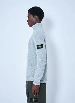 Stone Island Half-zip Wool Sweater