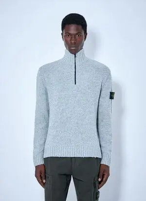Stone Island Zip Up Knitwear For Men