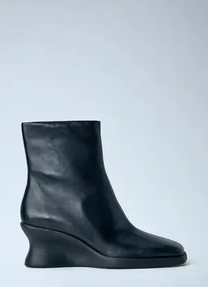 Camper Louise Wedge-heel Ankle Boots - Black